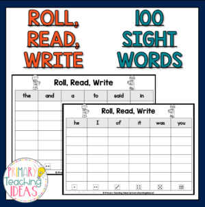 Roll, Read, Write – Primary Teaching Ideas